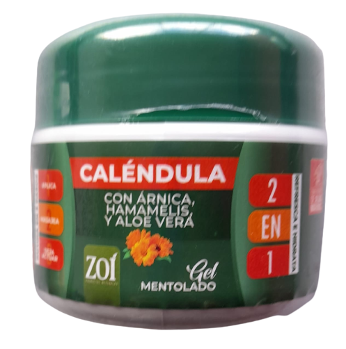 Caléndula con Árnica, Hamamelis y Aloe Vera en gel mentolado – Tu ...